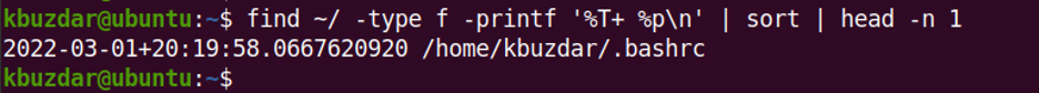 Get Oldest File In Directory Linux