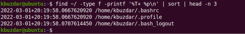 Get Oldest File In Directory Linux