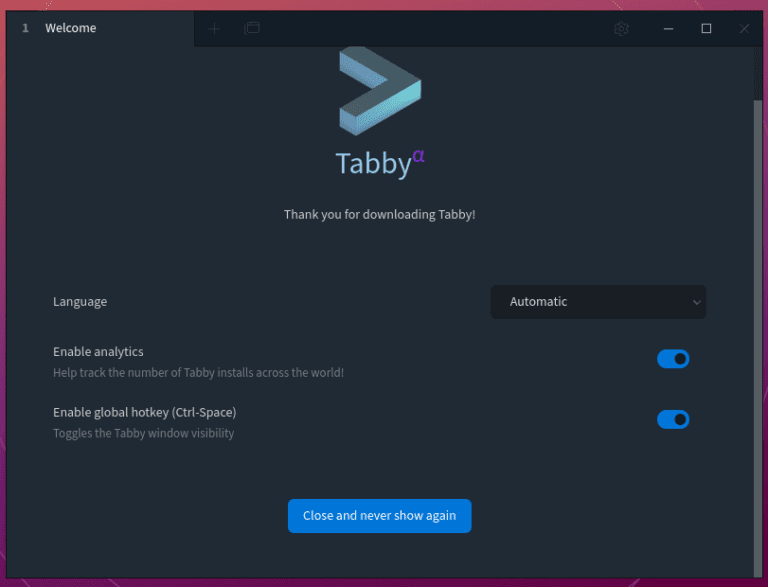 How to install Tabby(Terminus): A modern age terminal on Ubuntu 22.04 - 耀阳居士 - 博客园