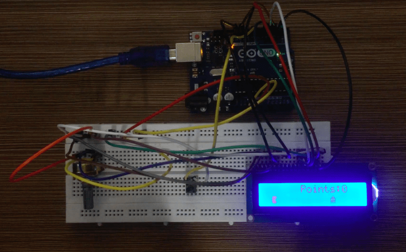 Making a game using Arduino Uno and 16×2 LCD