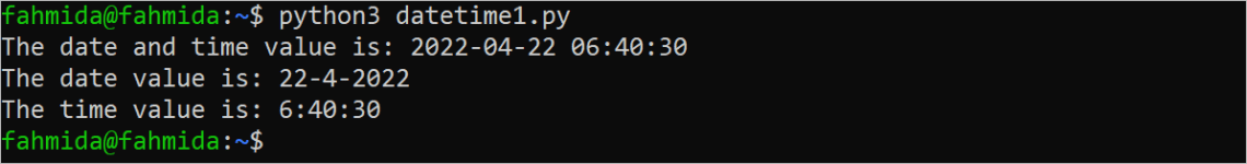 Python Strptime Function