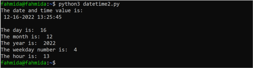 python-strptime-function