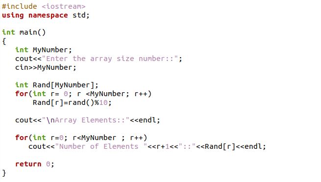 Fill Array With Random Numbers C DevsDay ru