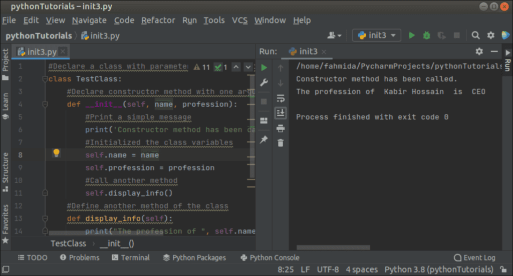 use-of-the-init-function-in-python