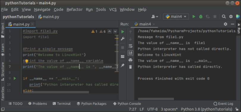 Use of the ‘if __name__ == __main__’ Statement in Python