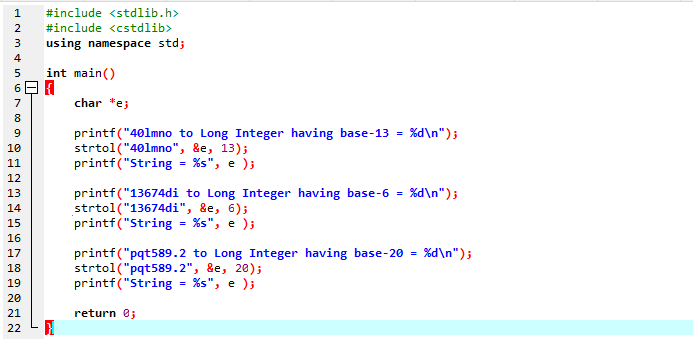 Convert String To Long In C