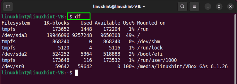 How To Check The Disk Space In Ubuntu 22 04