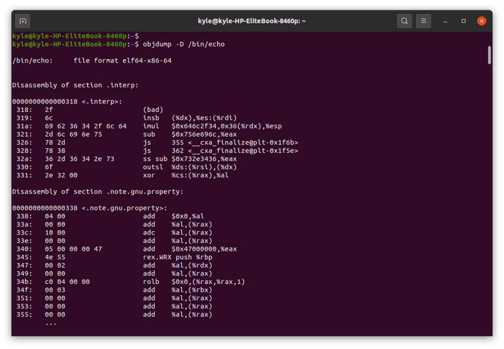 The Objdump Linux Command