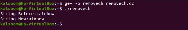 Remove First Character From String In C 