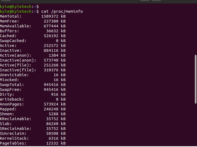 How To Use proc File System For CPU Info