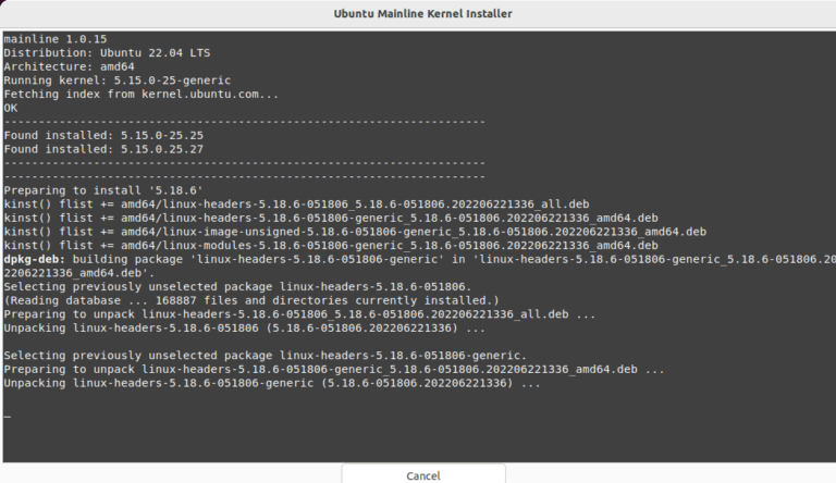 Install or Upgrade To Latest Linux Kernel on Ubuntu 22.04