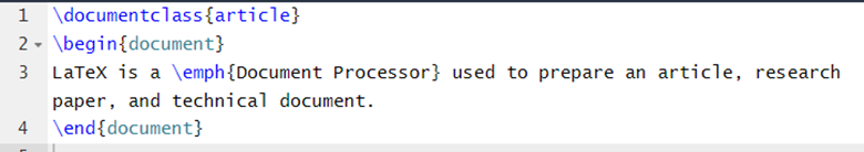 How To Create An Italic Text In LaTeX