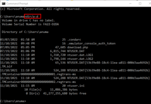 How to List Files in Windows Using Command Line