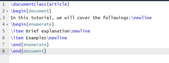 How To Skip A Line In LaTeX