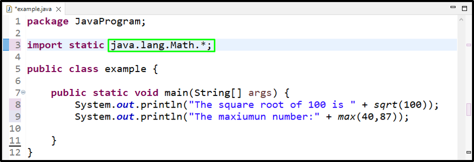 How To Import Math In Java 
