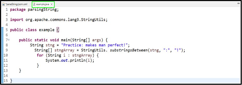 How To Parse A String In Java