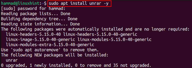 How To Extract RAR Files In Ubuntu 22 04