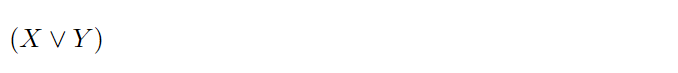 How To Write And Use An OR Symbol In LaTeX