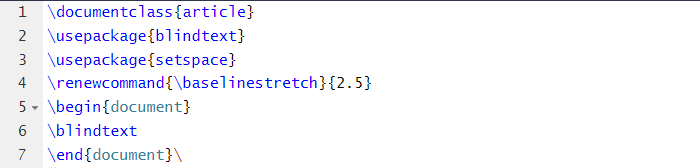 How To Add A Line Spacing In LaTeX
