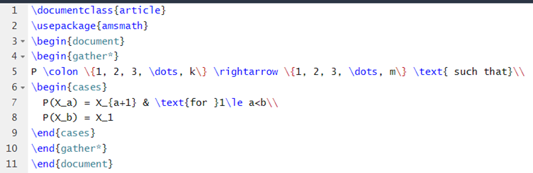How To Write And Use Curly Brackets In LaTeX