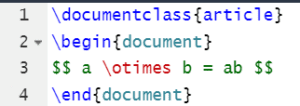 How to Write and Use a Tensor Product in LaTeX – Linux Hint