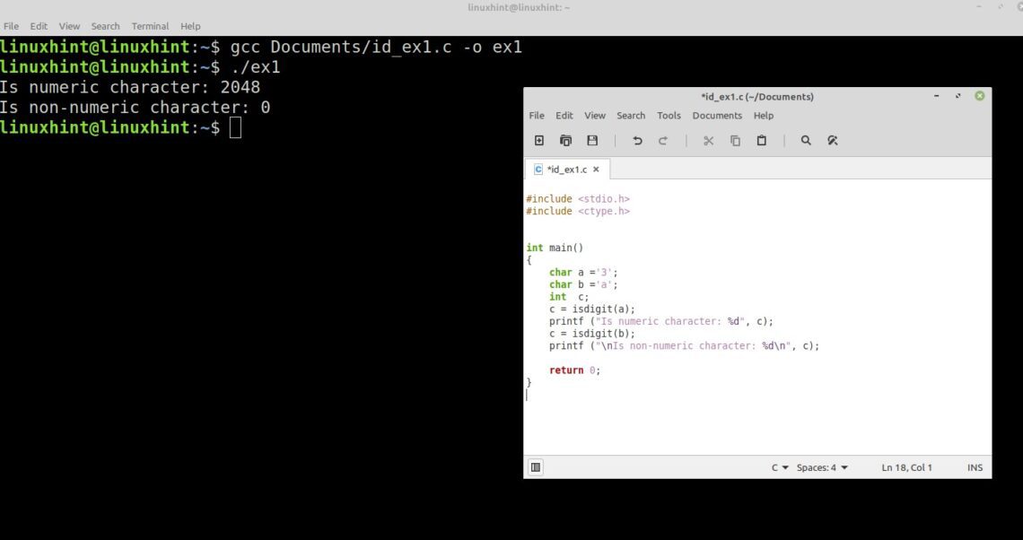 Isdigit() Function in C Language – Linux Consultant
