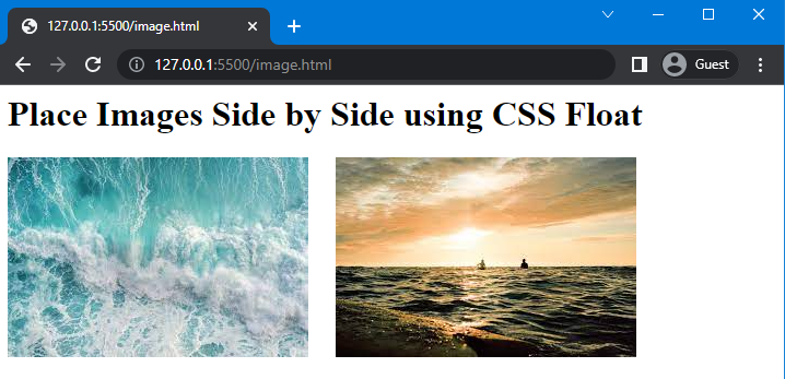 3 Easy Ways To Place Images Side By Side In HTML CSS DevsDay ru