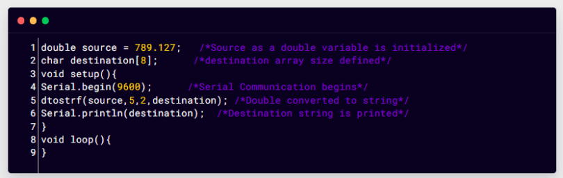 Arduino dtostrf() Function -Turn Your Floats into Strings | DevsDay.ru
