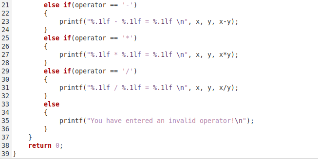 Calculator Program In C Linux Consultant
