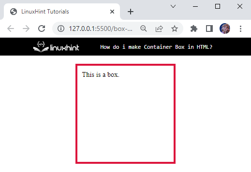 How Do I Make A Container Box In HTML LaptrinhX