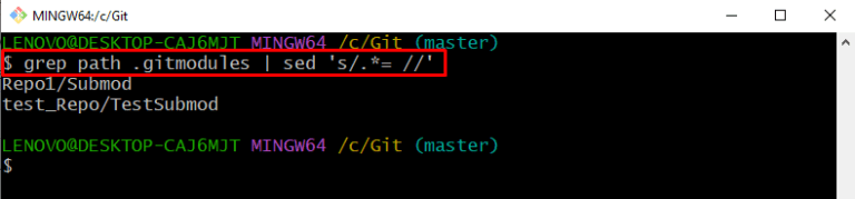 How to List Submodules in a Git Repository? – Linux Hint