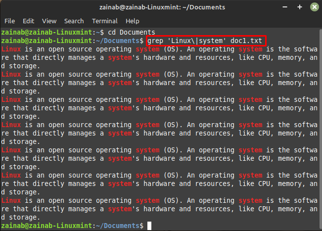 How To Grep Multiple Words In Linux Linux Consultant
