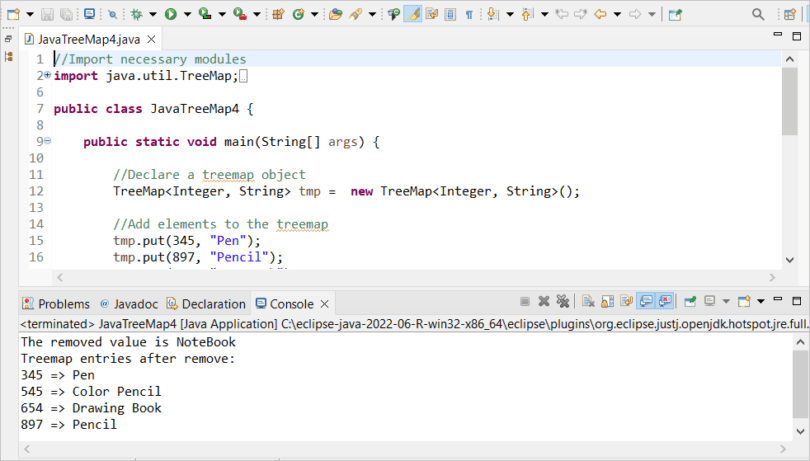 Java Treemap Examples – Linux Consultant