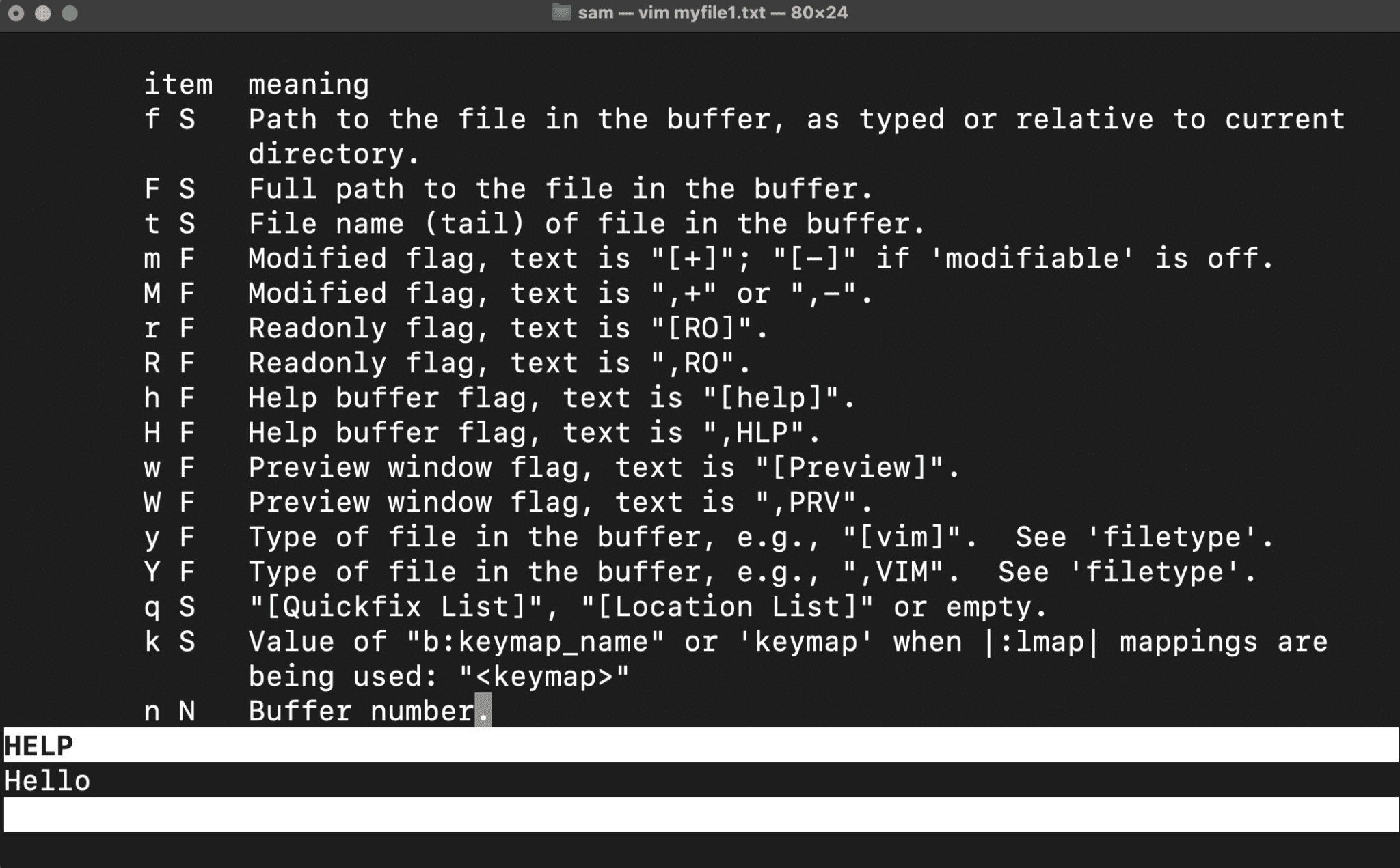 Guide to Create and Set the Custom Vim Statusline – Linux Consultant