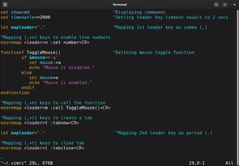 What Is Vim Leader Key Linux Consultant 