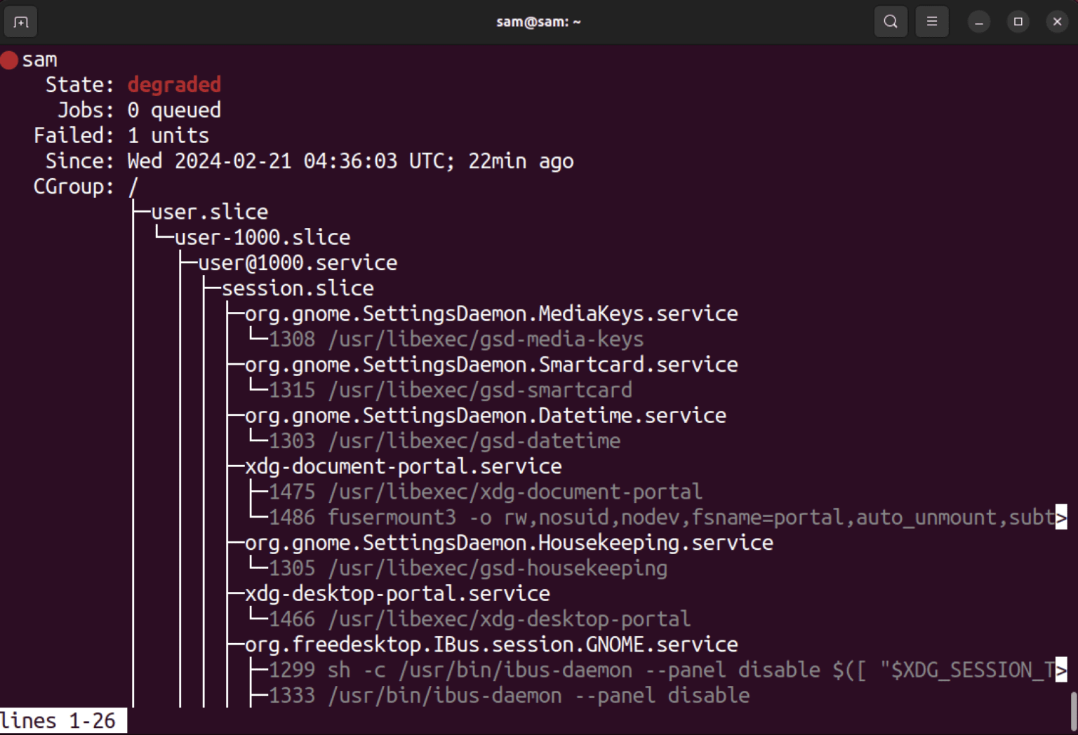 How to Fix systemctl status Showing Degraded State – Linux Hint